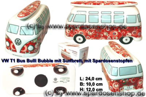 Sparschweine & Spardosen sowie Zubehör - Auto Bulli VW T1 Samba Bus ...